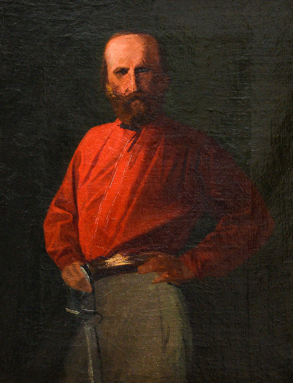 "Garibaldi" - Olio su tela di Teofilo Patini | Beggi Antichità